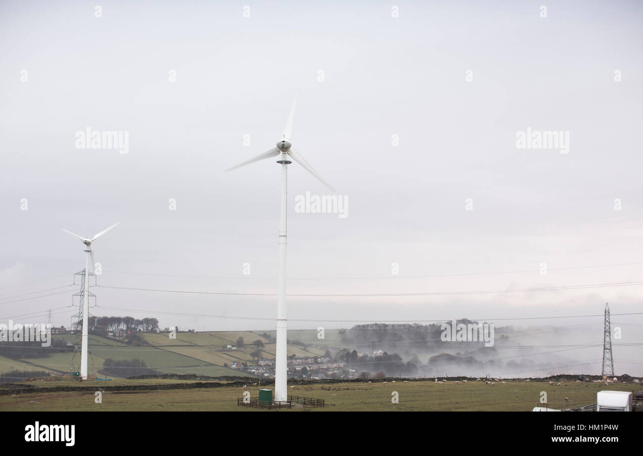 Thornton, Bradford, West Yorkshire, UK . 1st Feb, 2017. UK Weather. A ...