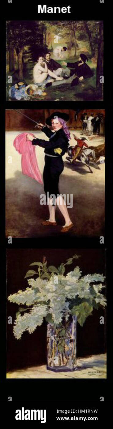 Impressionism painting manet hi-res stock photography and images - Alamy