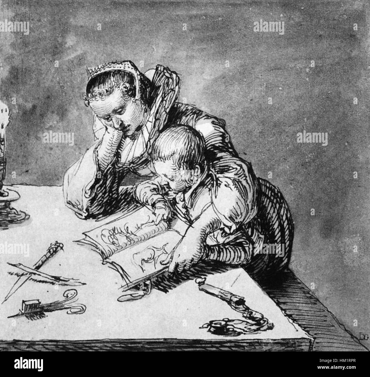 Dutch picture book Black and White Stock Photos & Images - Alamy