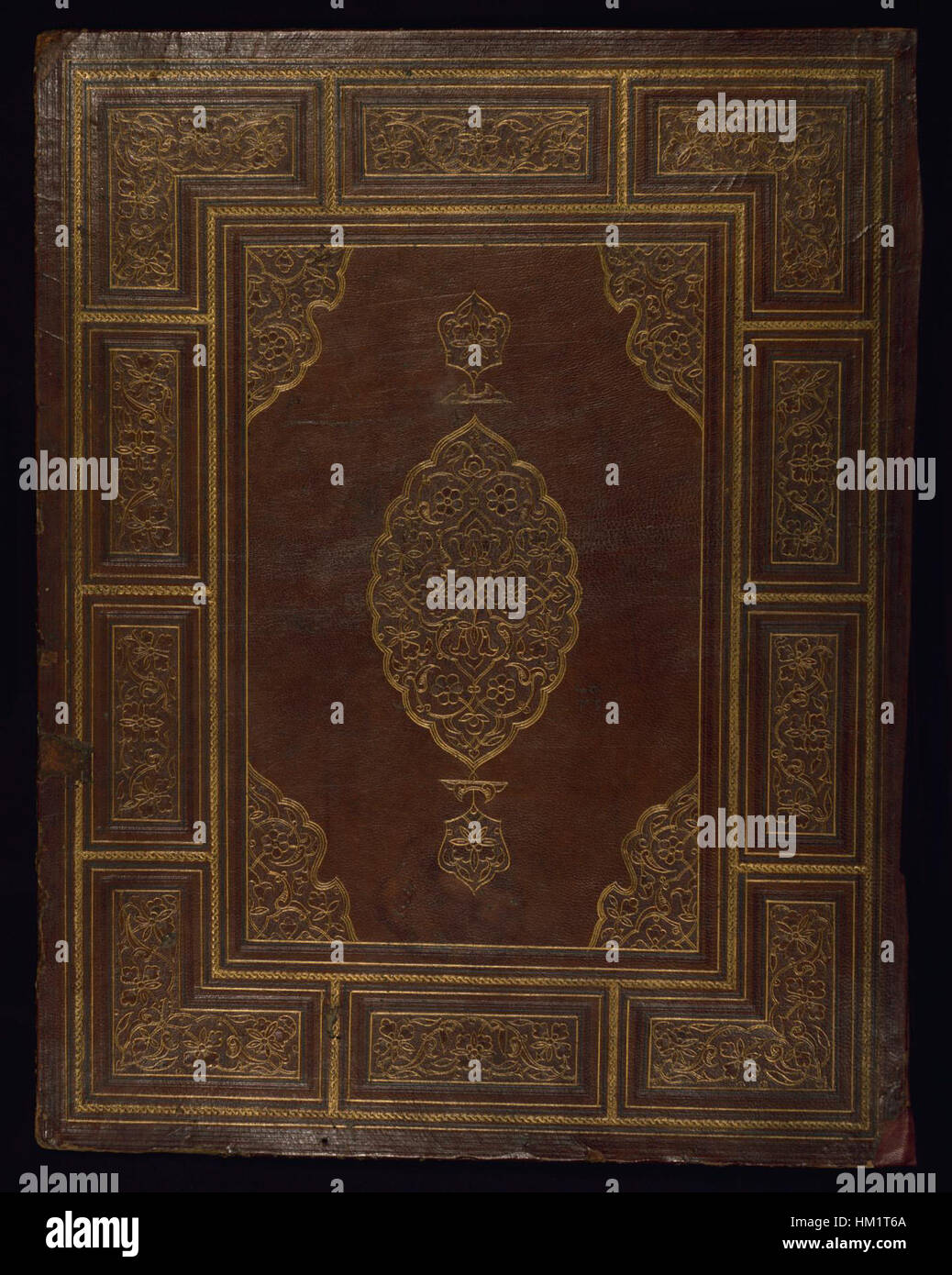 The Indian binding from a Qur'an, identified as Walters W563, showcases ...