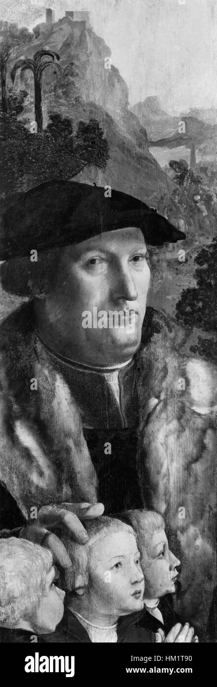 Jan van Scorel's painting 'Two Donors With their Children' showcases ...