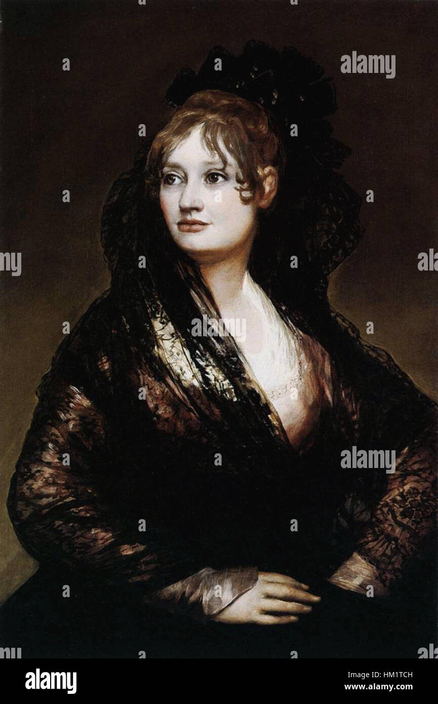 This painting of Isabel Lobo Velasco de Porcel captures the elegance ...