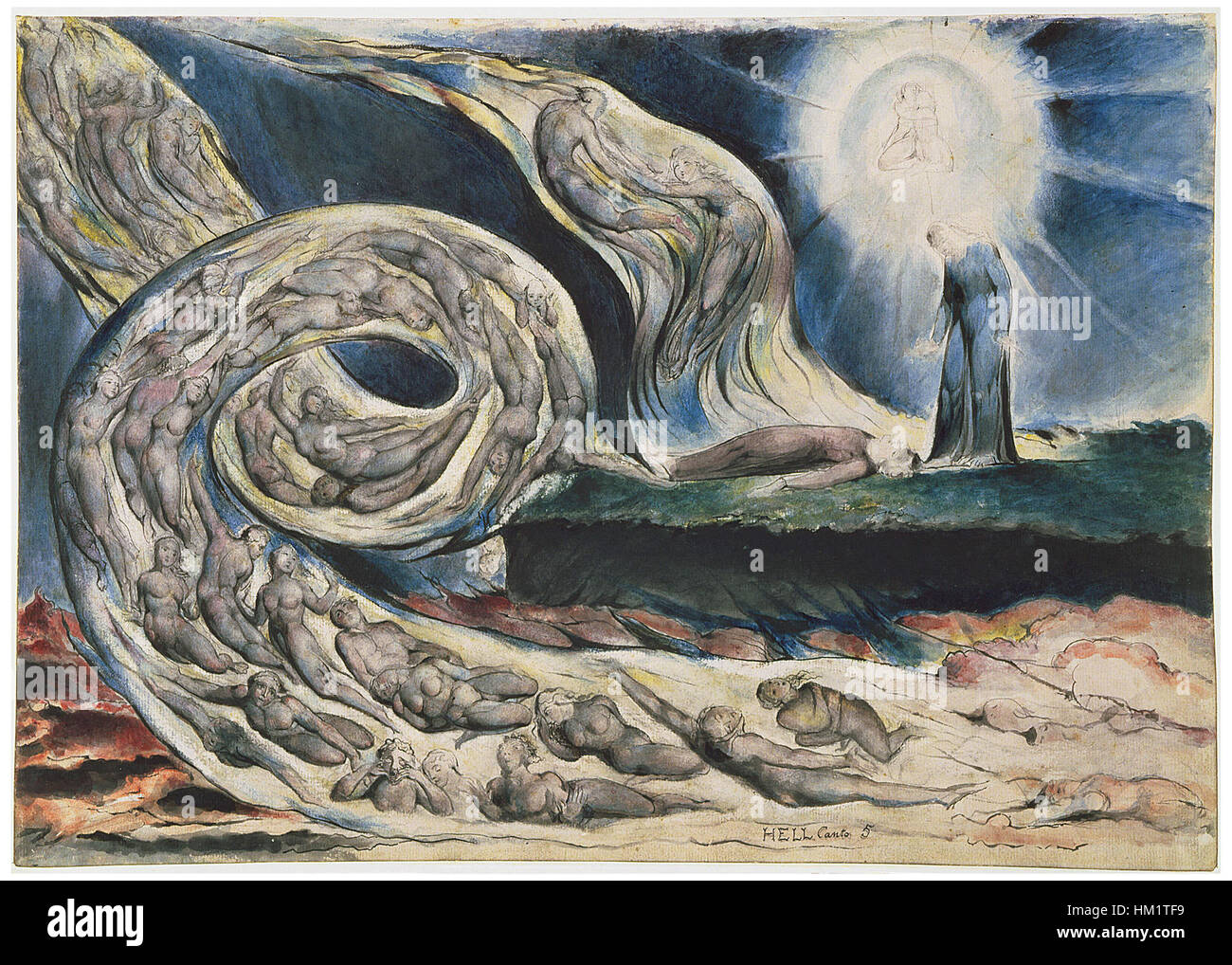 An illustration from Dante’s ‘Divine Comedy,’ depicting Francesca da ...