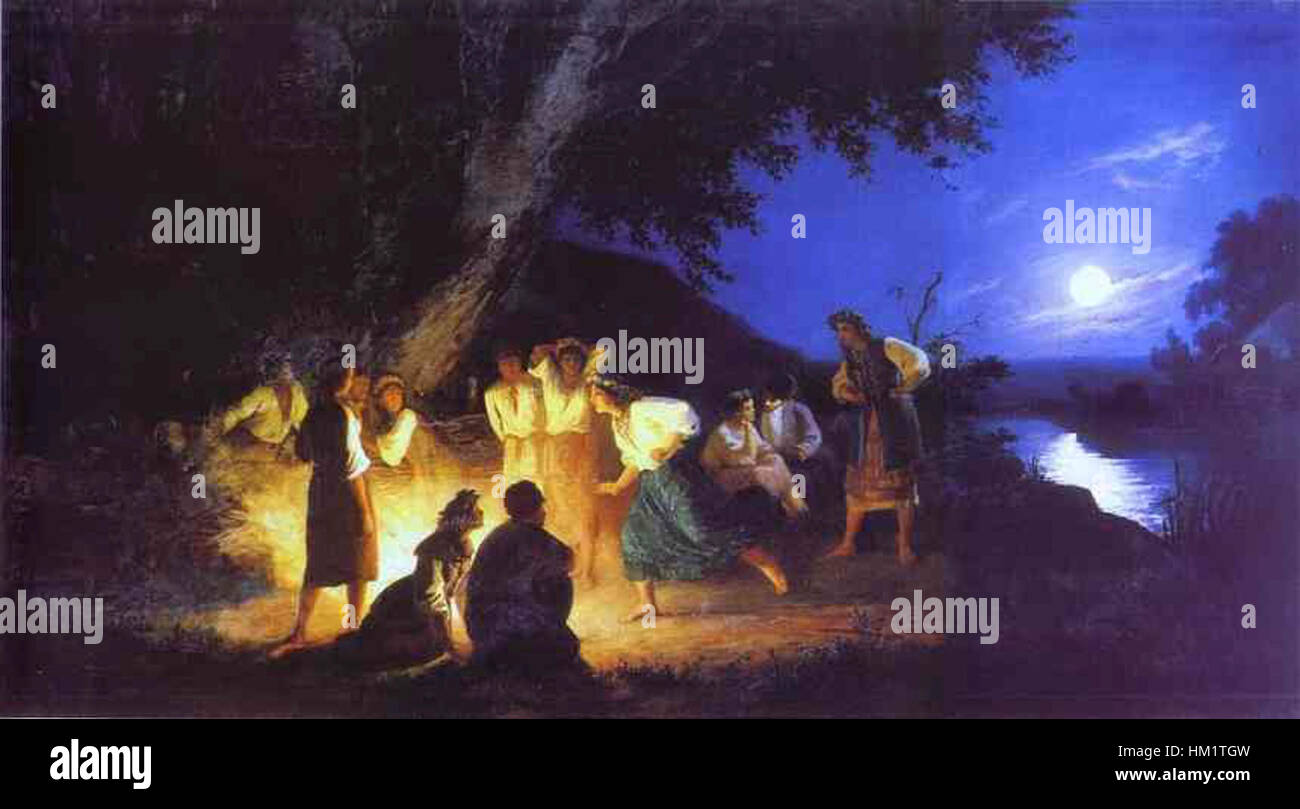 Ivankupala is a traditional art piece that reflects Slavic folklore ...