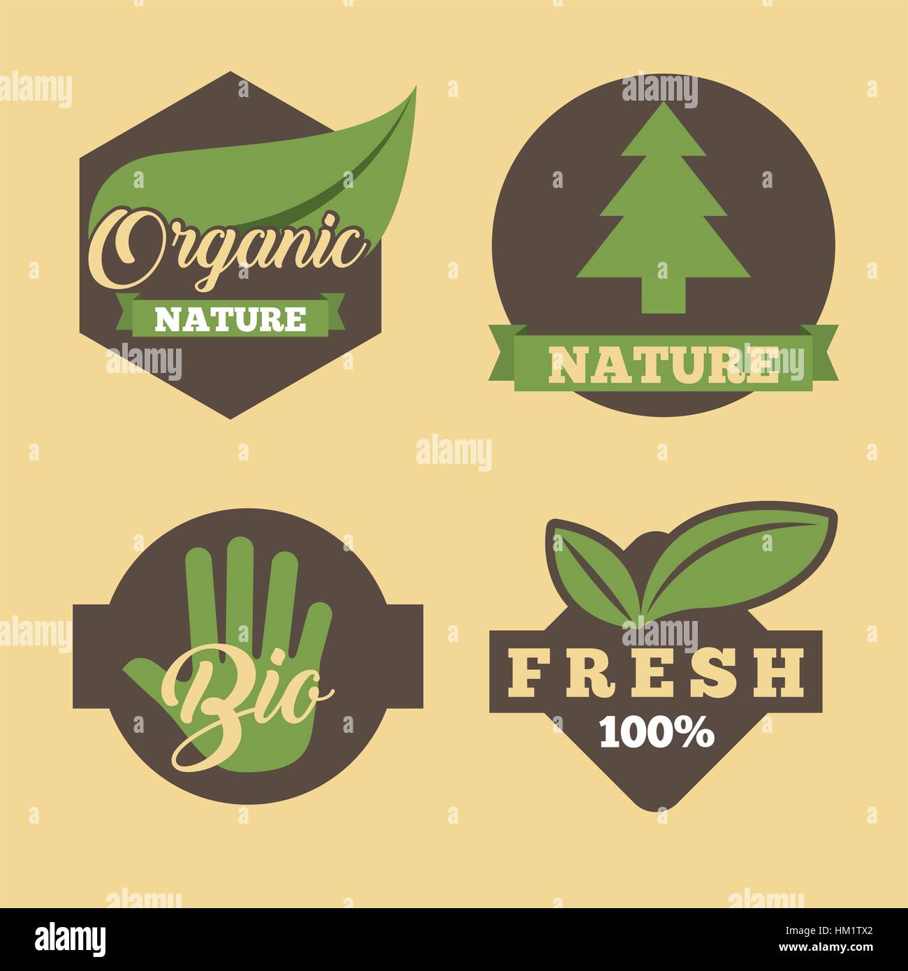 organic and natural design Stock Vector Image & Art - Alamy
