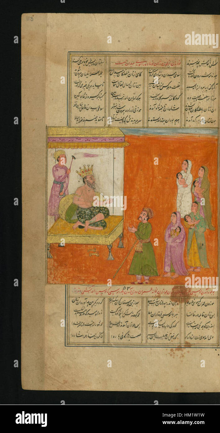 This artwork depicts a dramatic scene from the biblical narrative ...