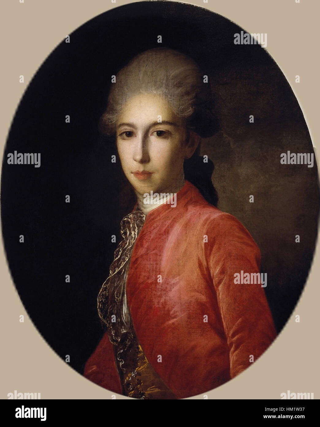 Ivan Ivanovich Baryatinsky by Rokotov Stock Photo - Alamy
