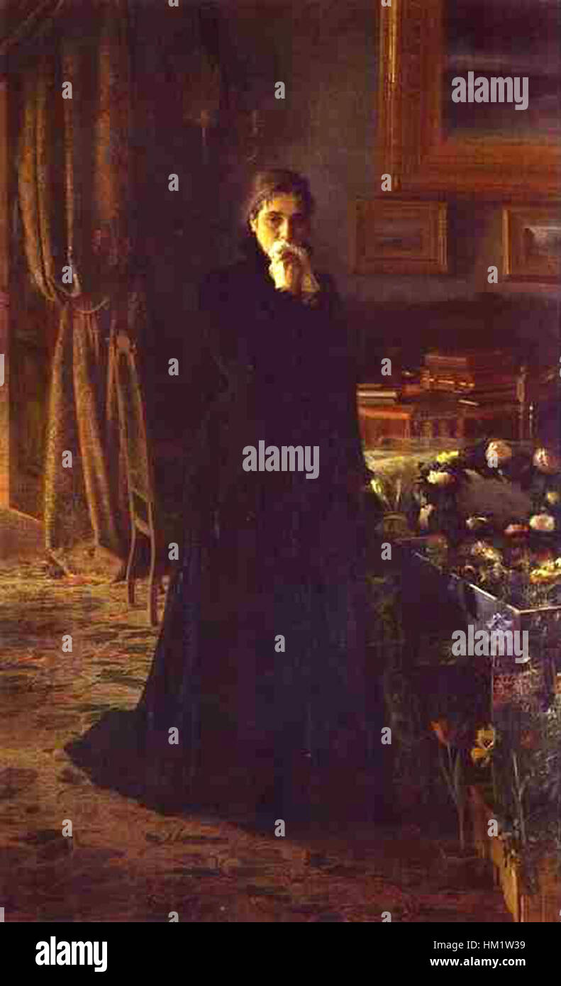 Ivan Kramskoy’s 'Unconsolable Grief' captures the deep emotional sorrow ...