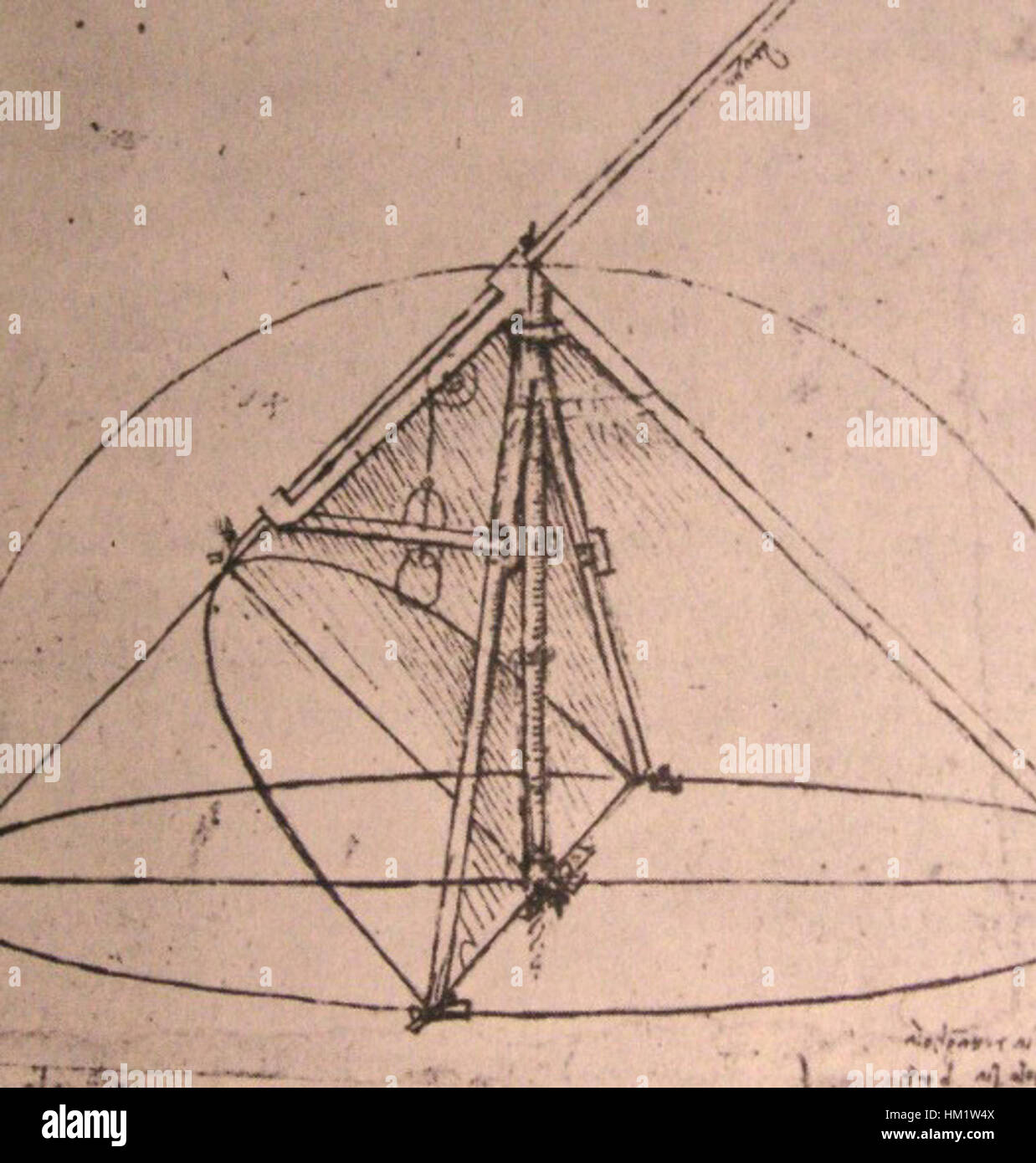 The Leonardo parabolic compass, designed by Leonardo da Vinci, was a ...