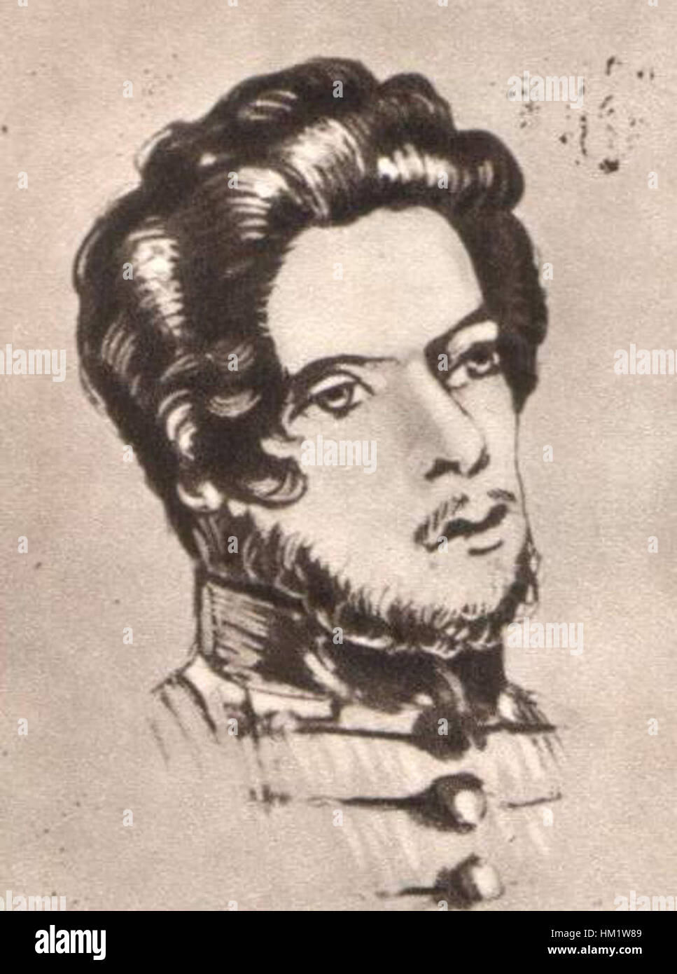 A portrait of Karl Marx, the influential philosopher and economist ...