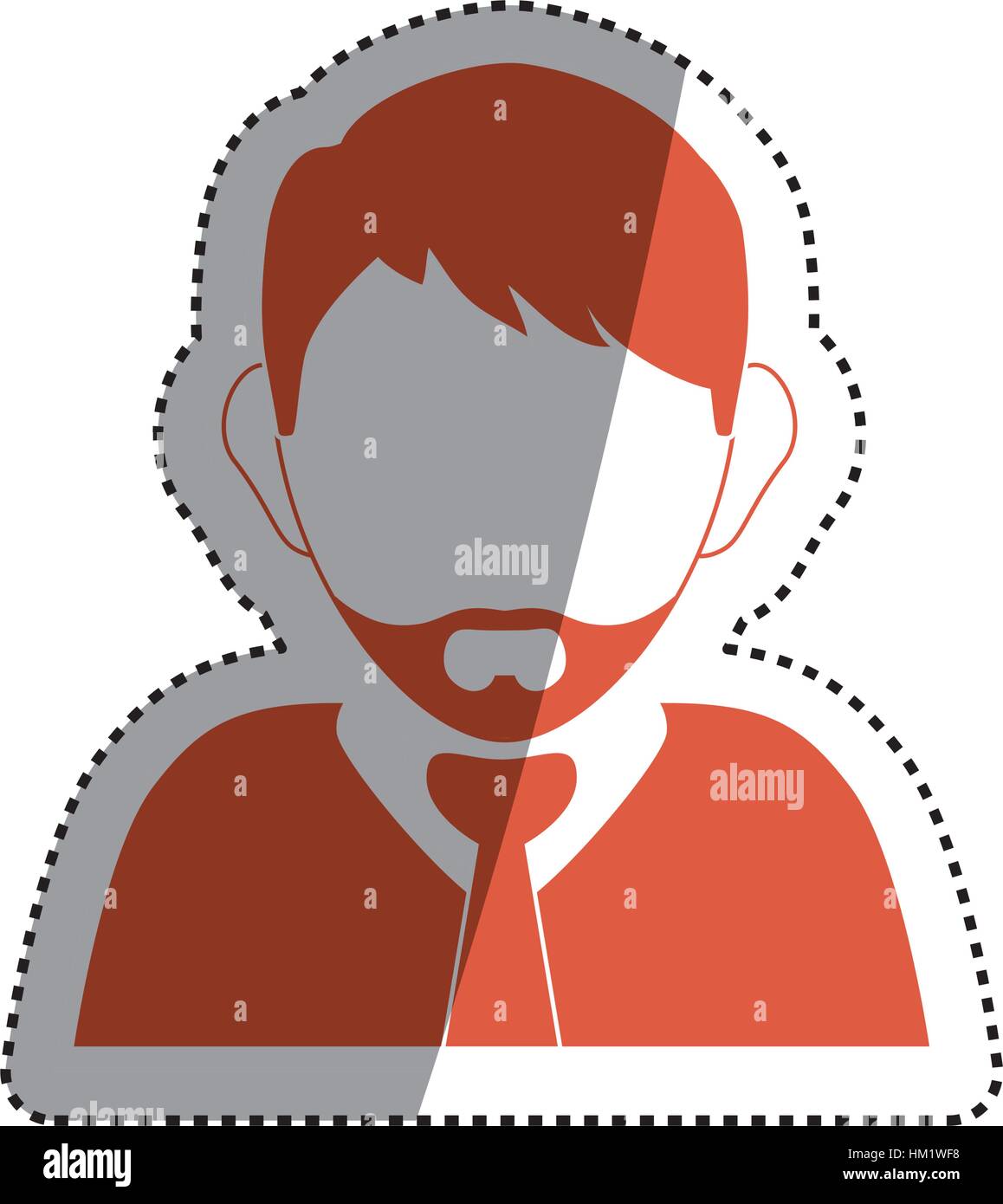Businessman executive profile icon vector illustration graphic design ...