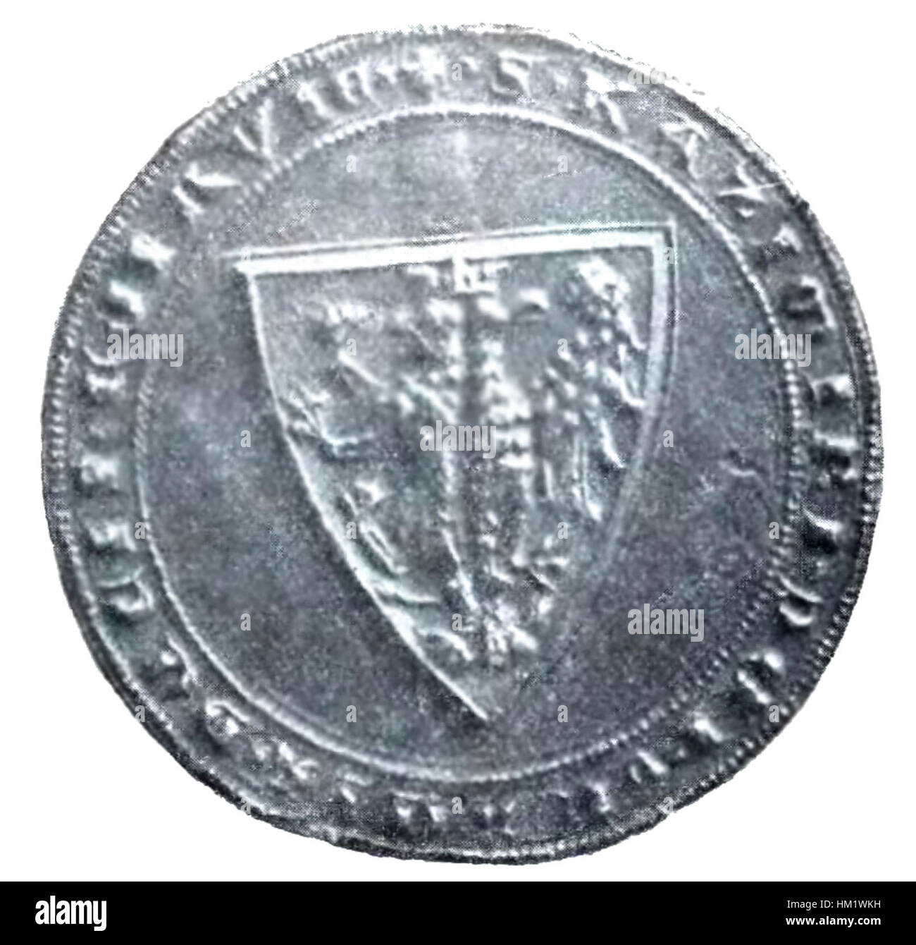 The seal of Kazimierz III Gniewkowski, a historical figure in Poland ...