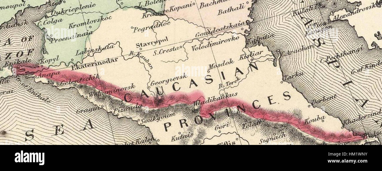 Political map europe 19th century hi-res stock photography and images ...