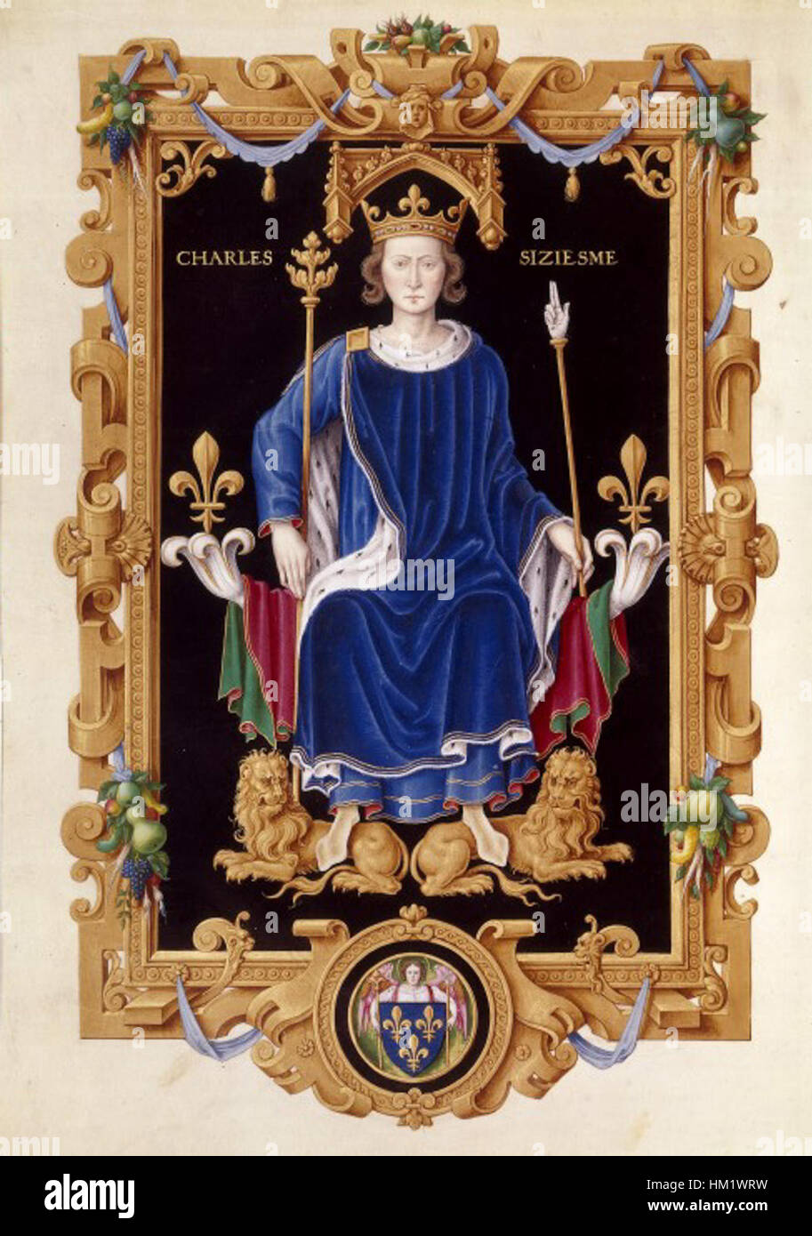 Portrait des rois de france hi-res stock photography and images - Alamy