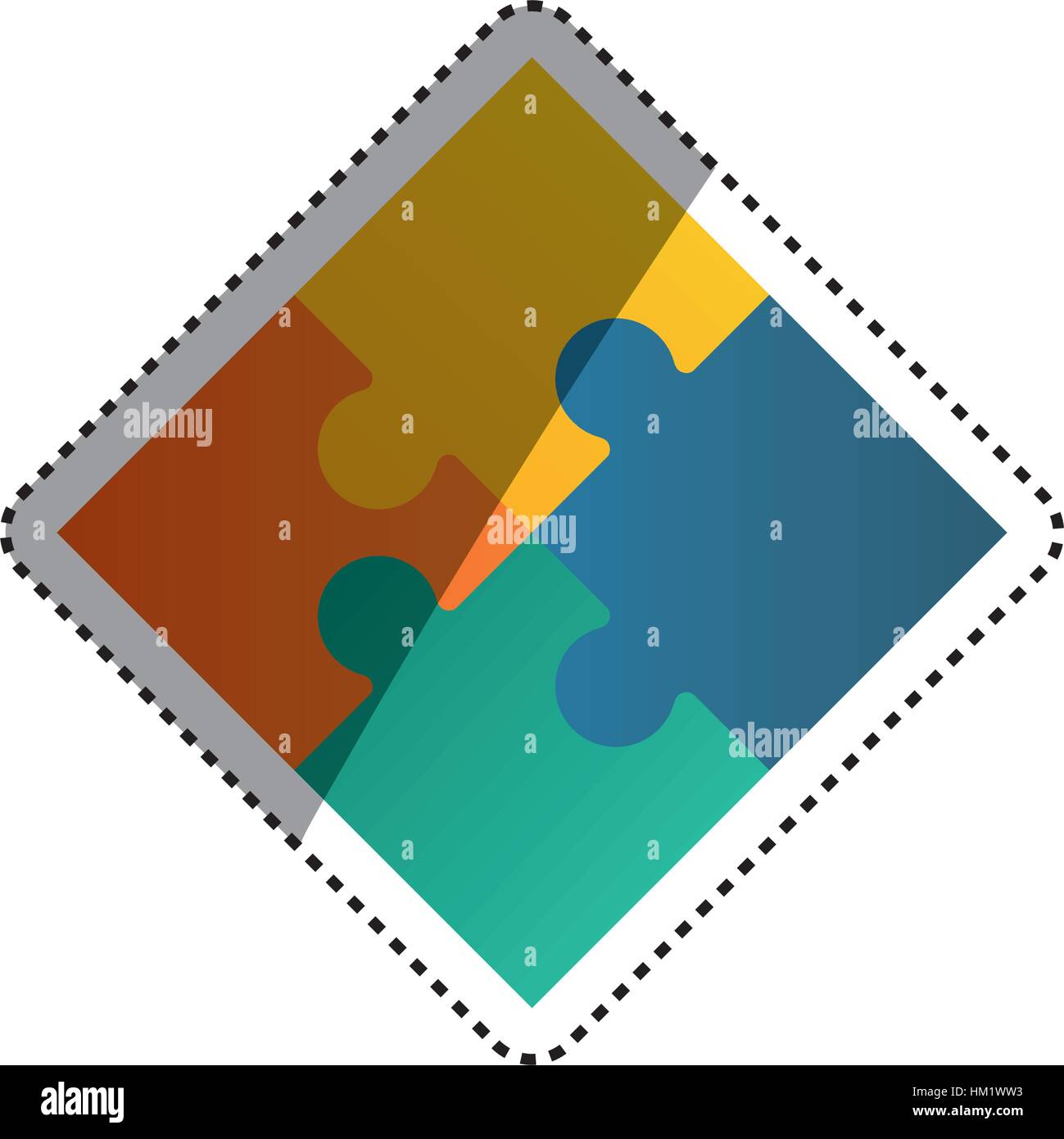 Puzzle piece symbol icon vector illustration graphic design Stock ...