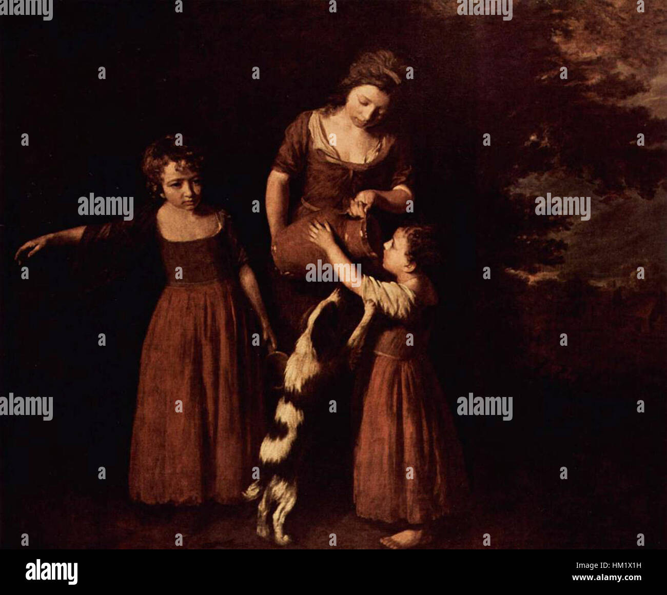 'Peasant Family' by John Opie depicts a rural family in a poignant and ...