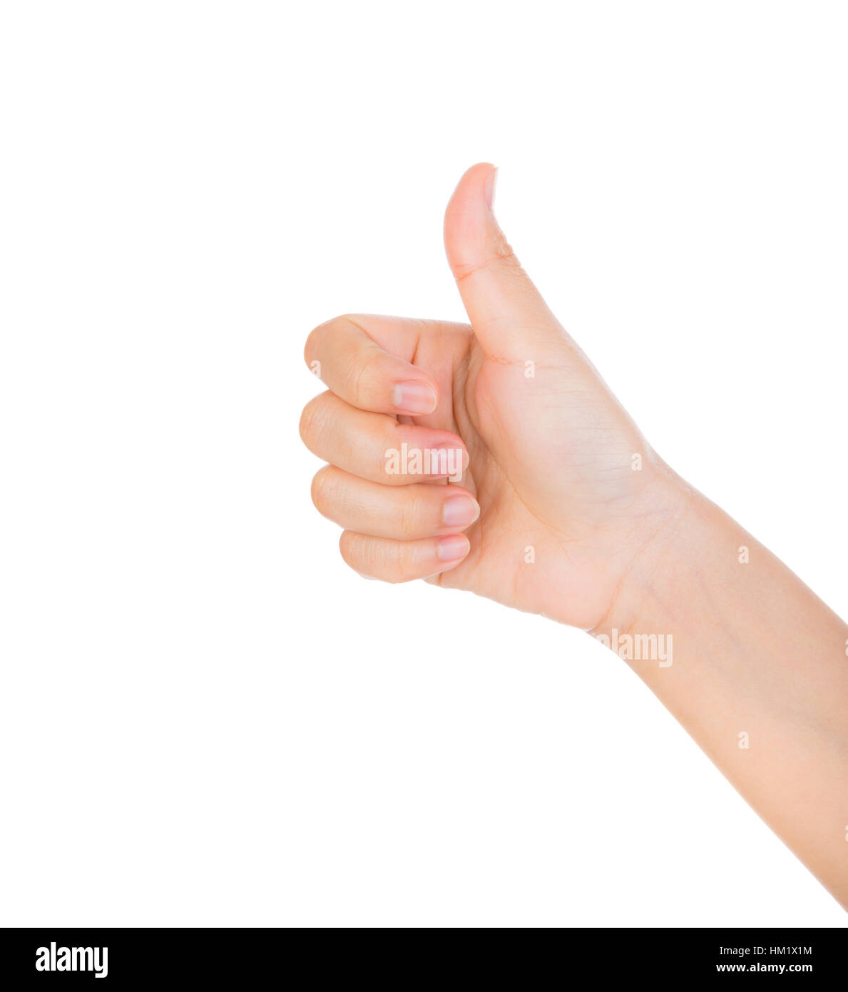 Hand like concept isolated on white background Stock Photo - Alamy