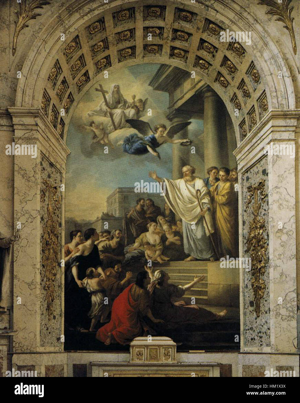 Joseph-Marie Vienâ€™s 'St. Denis Preaching in Gaul' (18th century ...