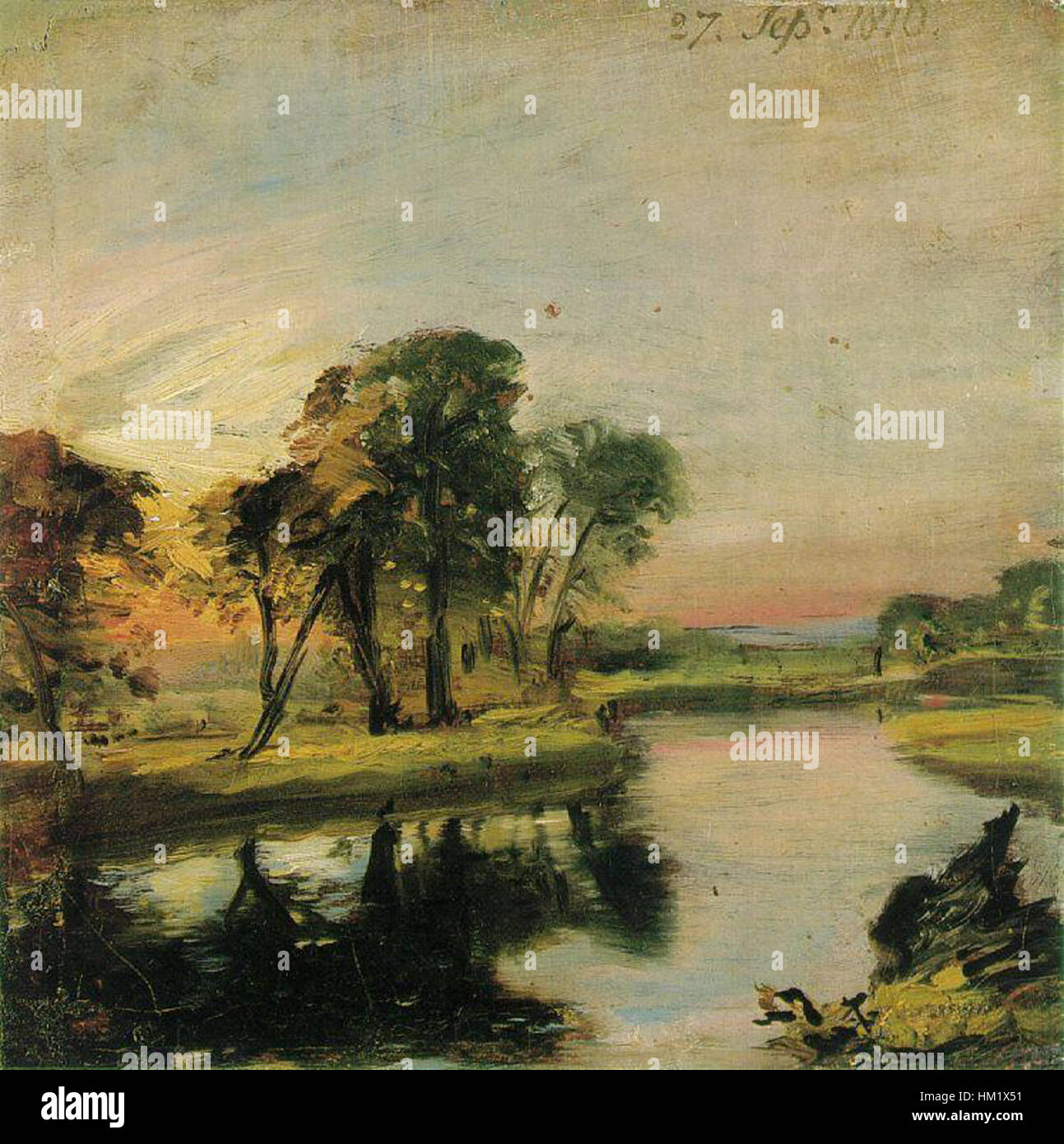 John Constable’s *A View on the Stour* is a quintessential landscape ...