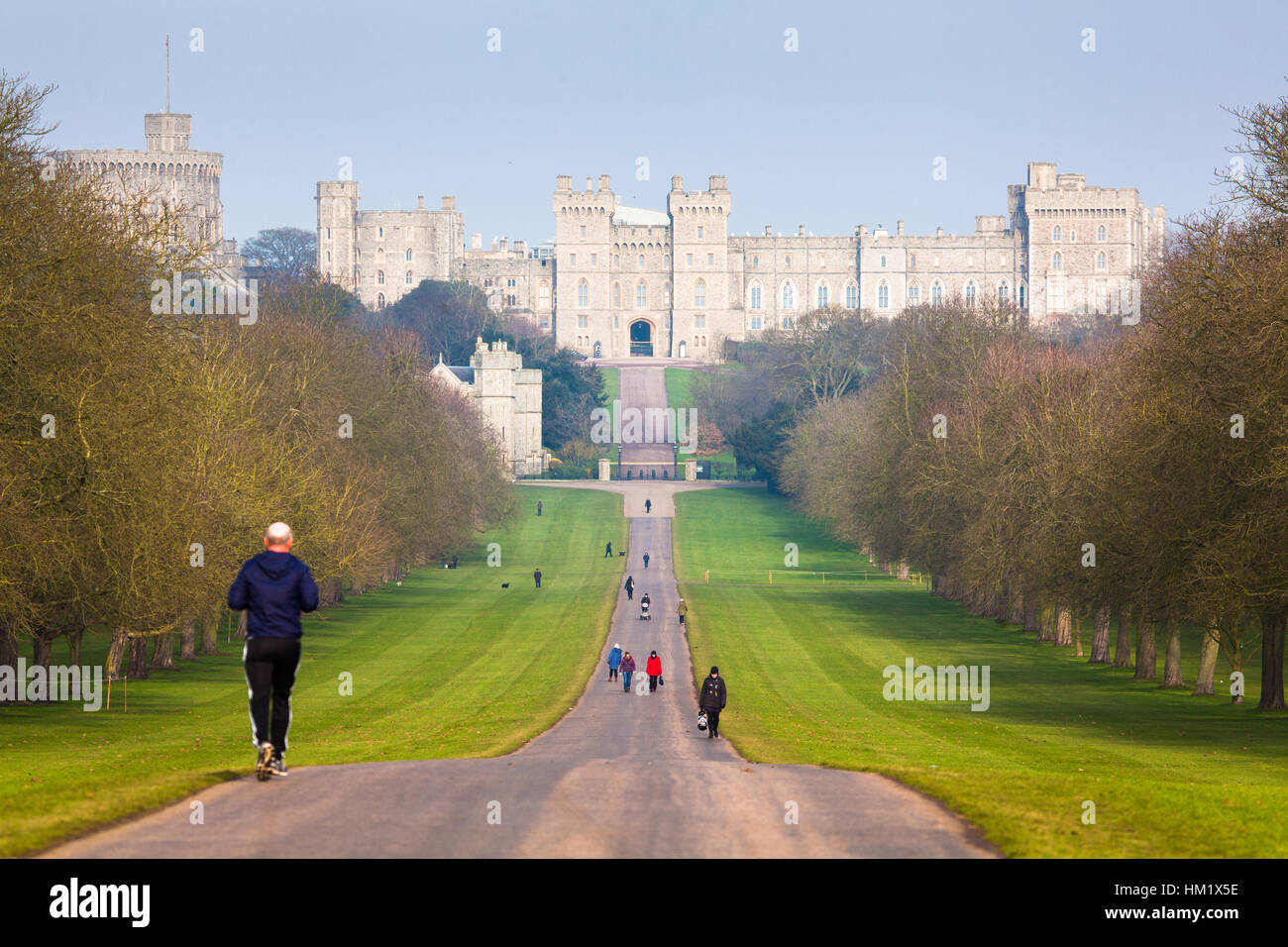 Long walk, Windsor Stock Photo - Alamy