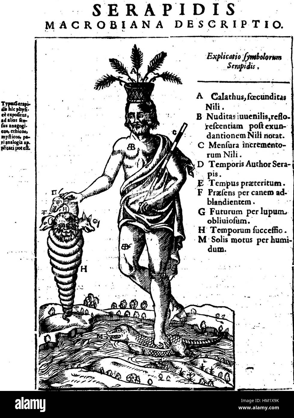 This illustration from Kircherâ€™s 'Oedipus Aegyptiacus' depicts ...