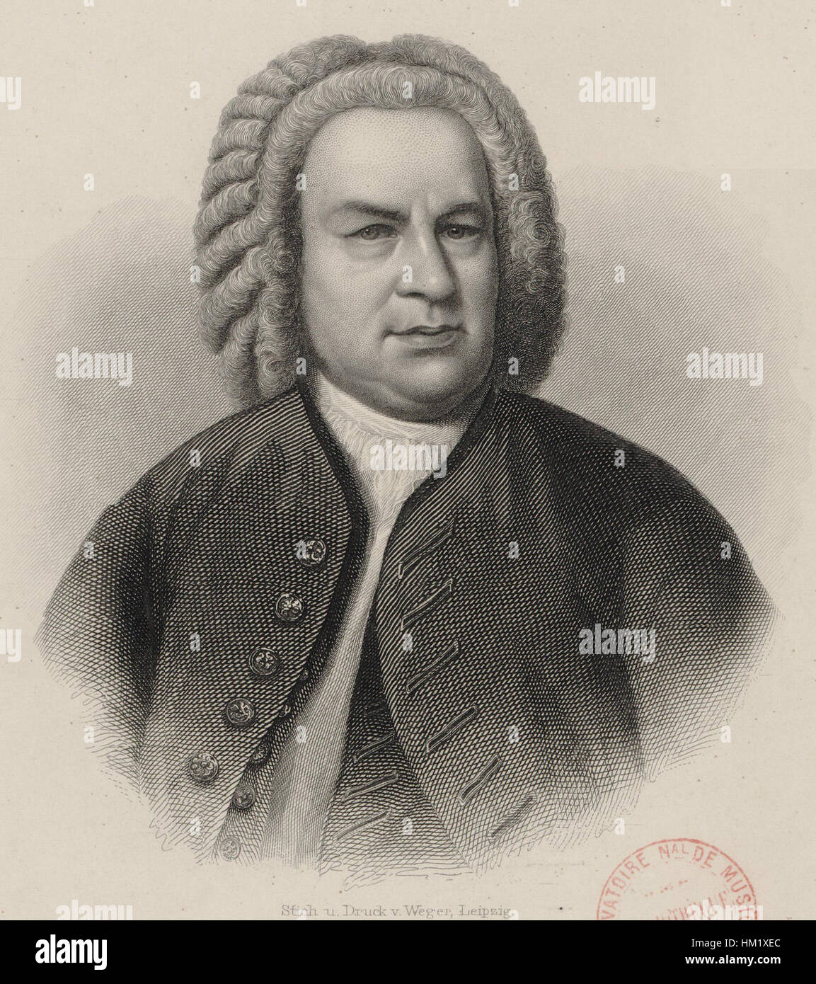 August Wegerâ€™s portrait of Johann Sebastian Bach captures the ...