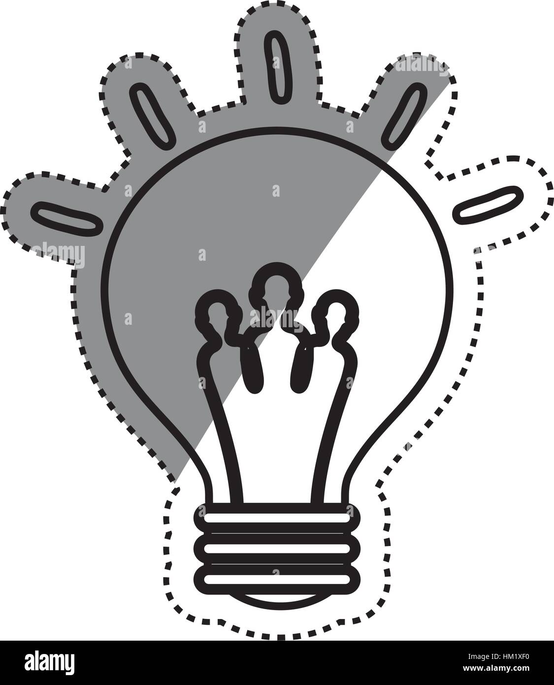 Bulb light energy icon vector illustration graphic design Stock Vector ...