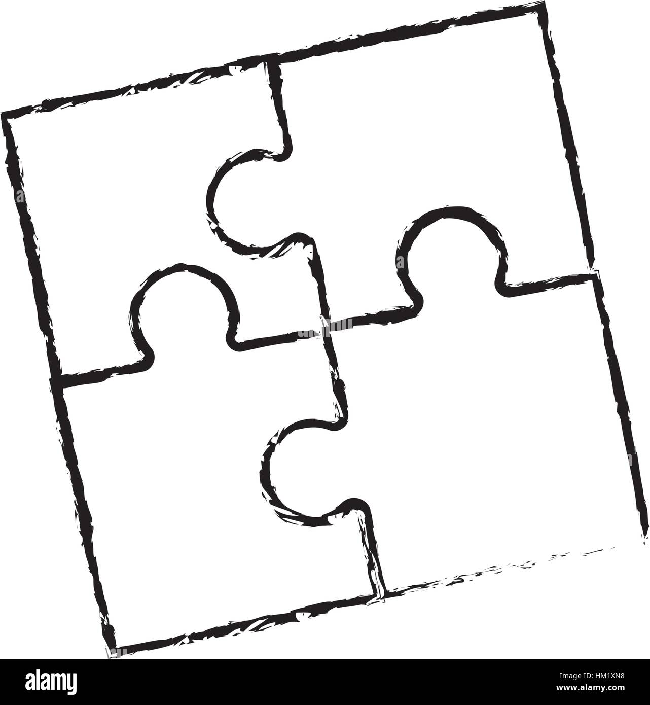 Puzzle piece symbol icon vector illustration graphic design Stock ...