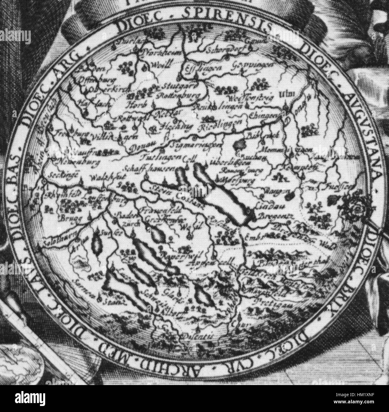 This detailed map, created by Konstanz Marquard Rudolph von Rodt ...