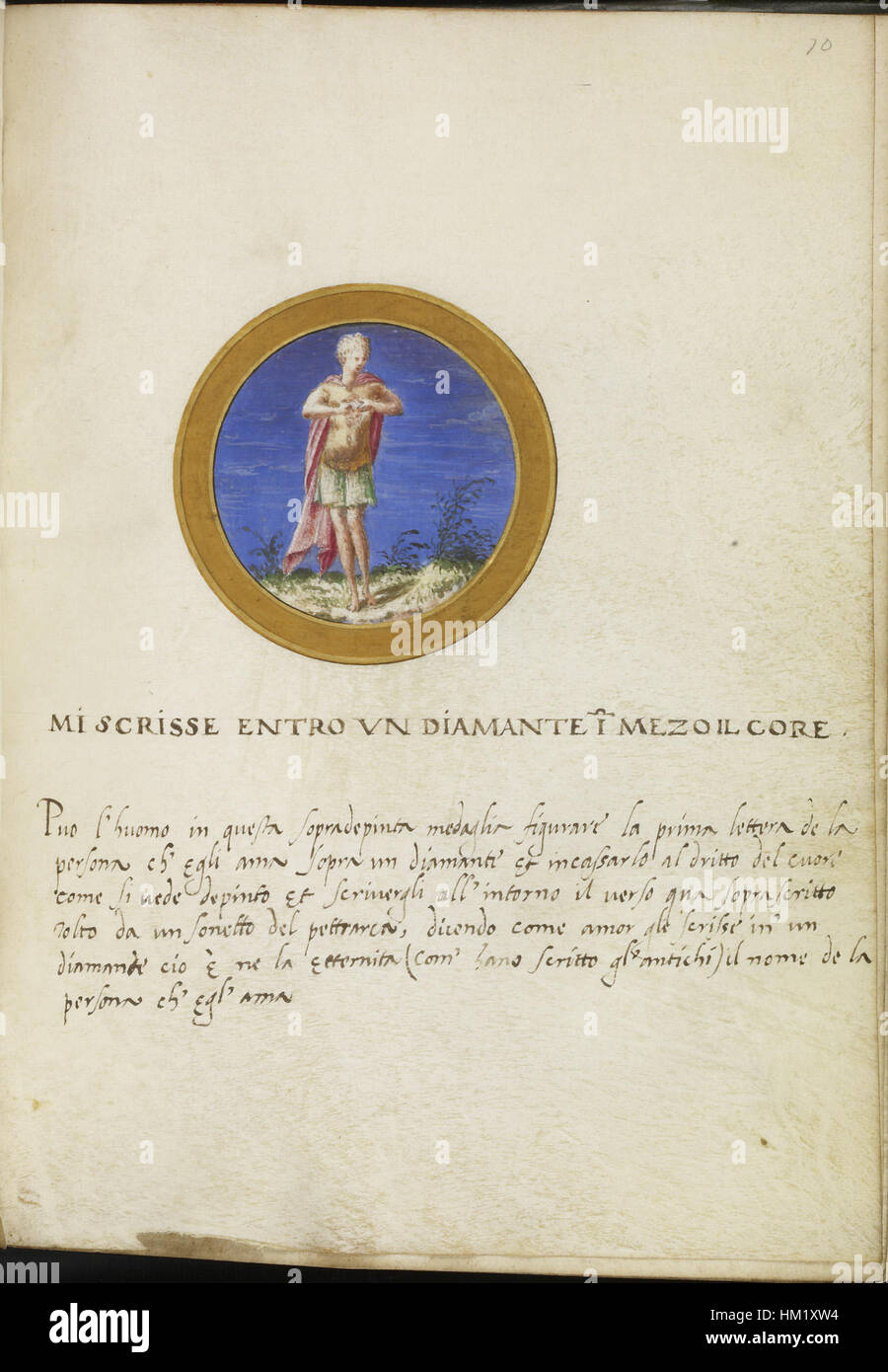 This artwork, a leaf from an emblem book, is an example of Italian ...