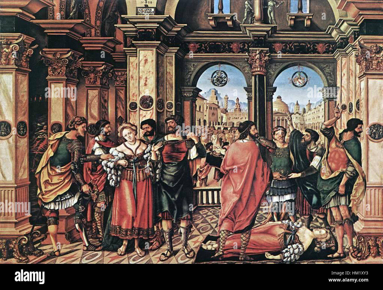 Joerg Breu the Elder's 'The Suicide of Lucretia' depicts the tragic ...