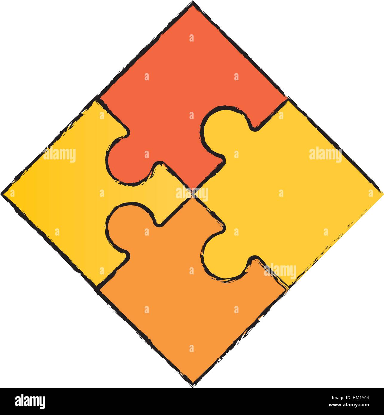 Puzzle piece symbol icon vector illustration graphic design Stock ...