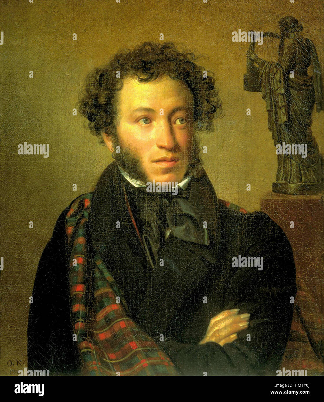 Pushkin drawing hi-res stock photography and images - Alamy