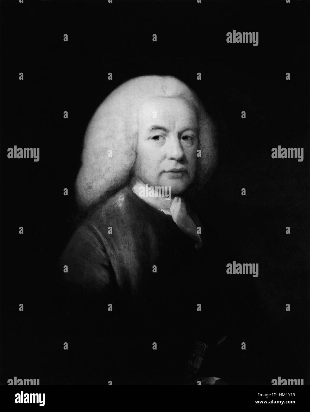 This portrait of James Parsons, painted by Benjamin Wilson, captures ...