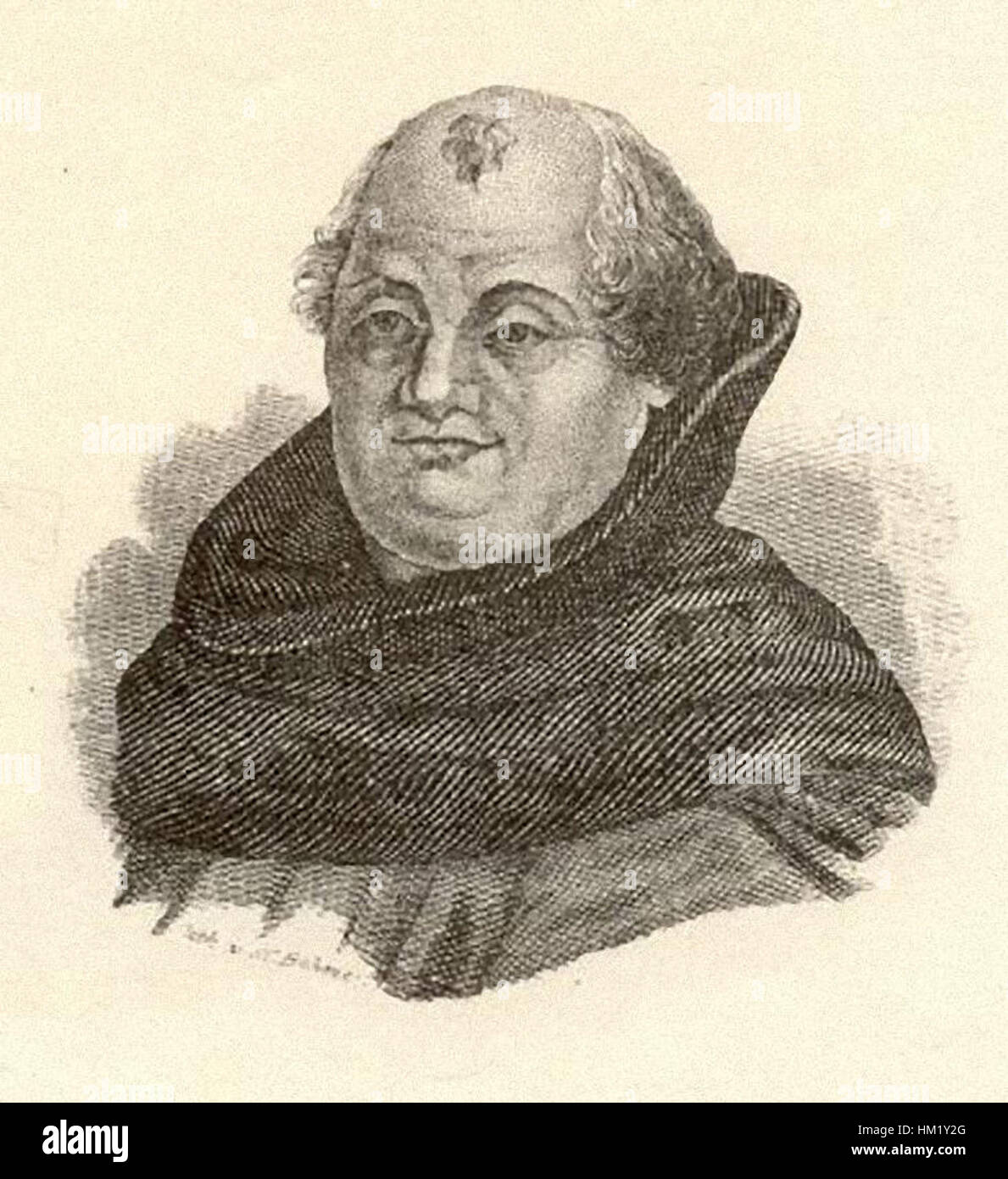 This portrait of Johann Tetzel, a 16th-century German priest, is part ...