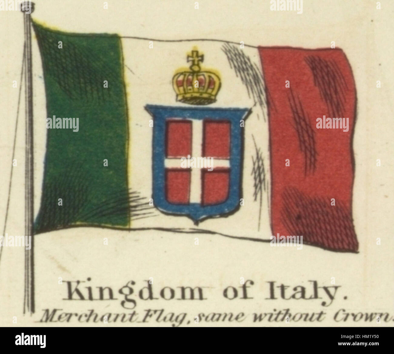 This 1868 chart by Johnson depicts the national emblems of the Kingdom ...