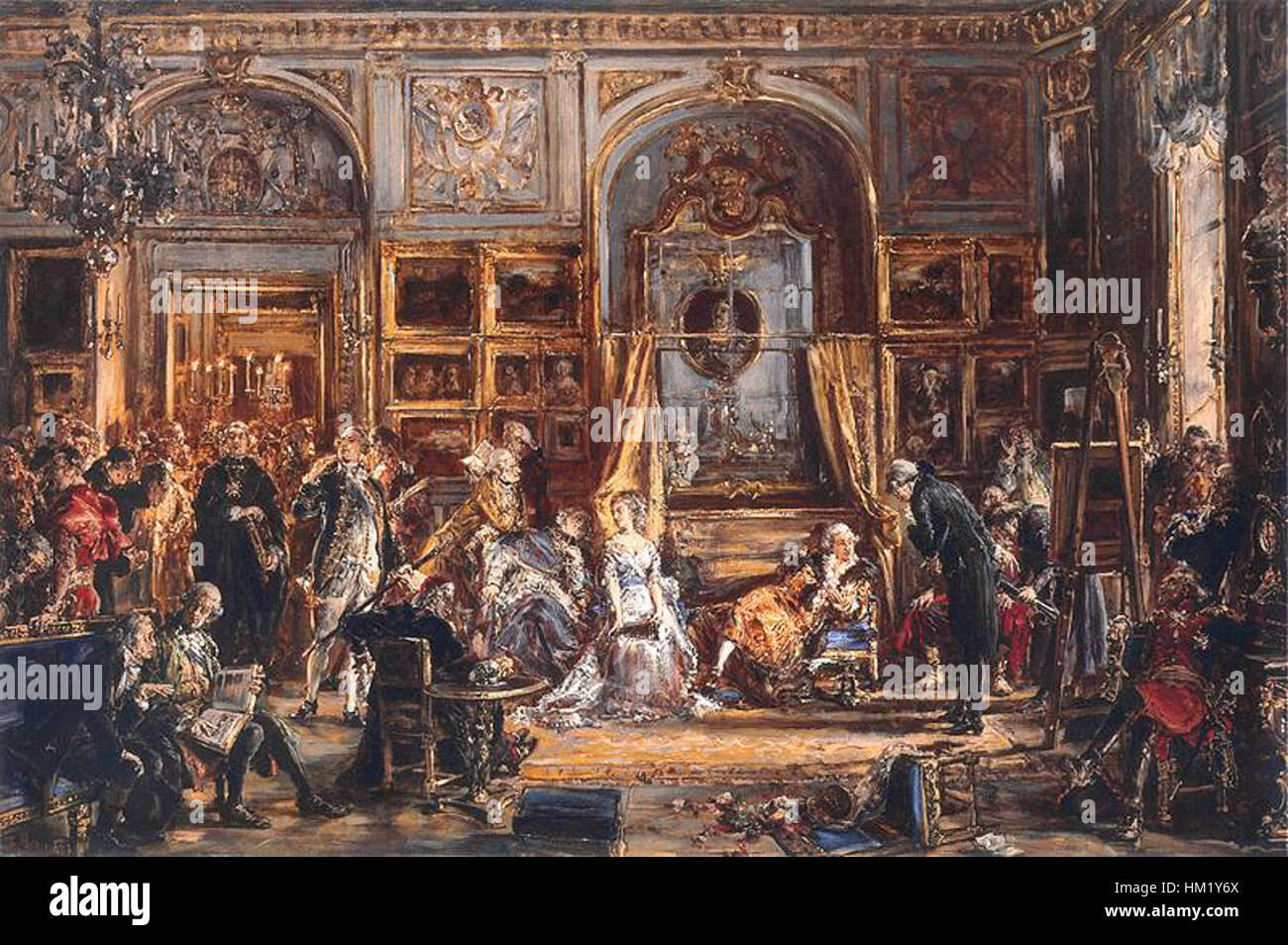 An artwork depicting the 3 May Constitution, with focus on the 1791 ...