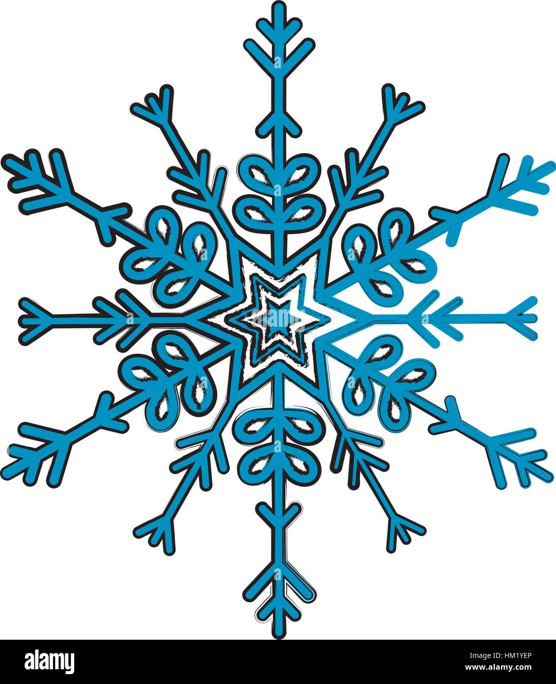 Snowflake winter symbol icon vector illustration graphic design Stock ...