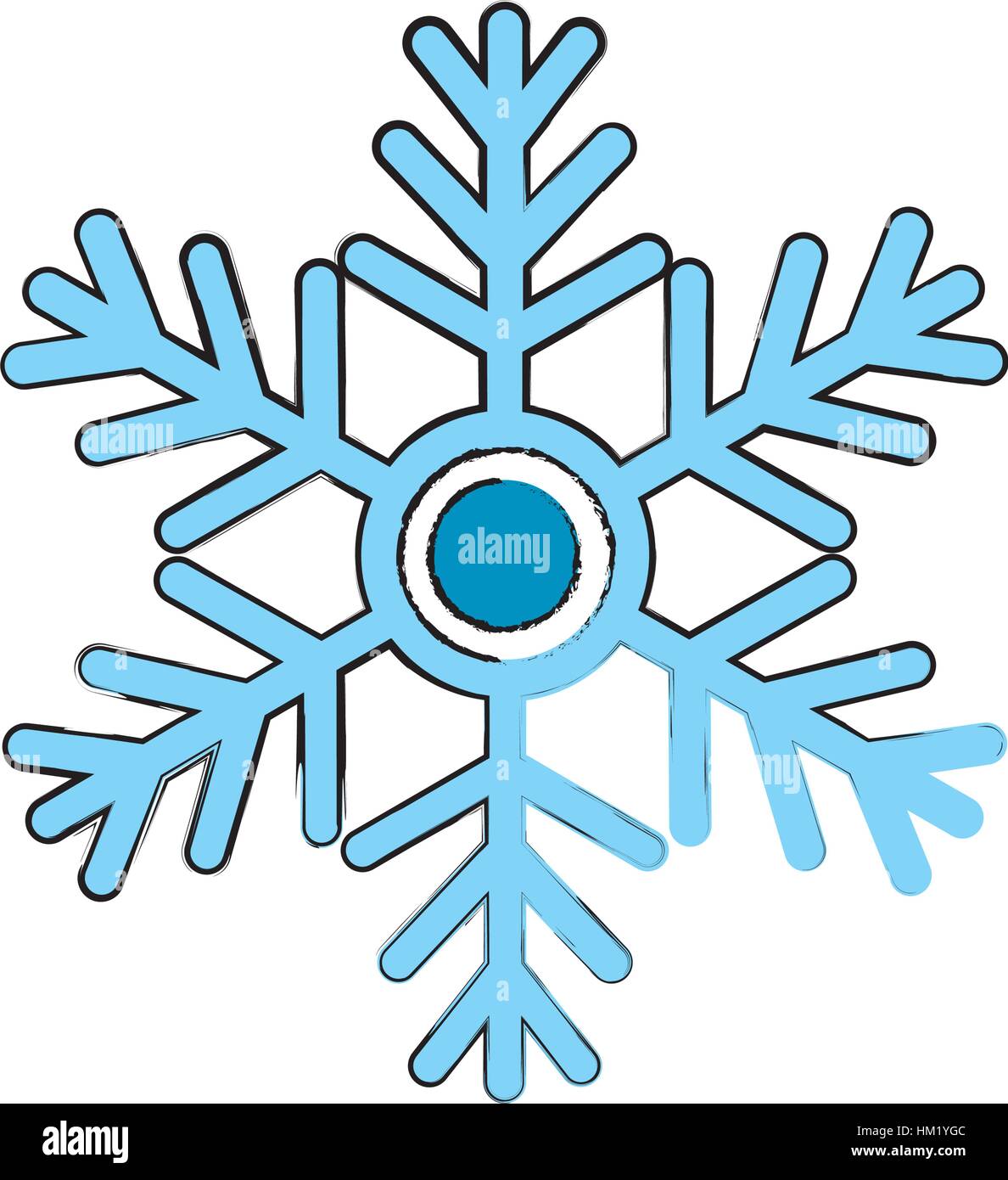 Snowflake winter symbol icon vector illustration graphic design Stock ...