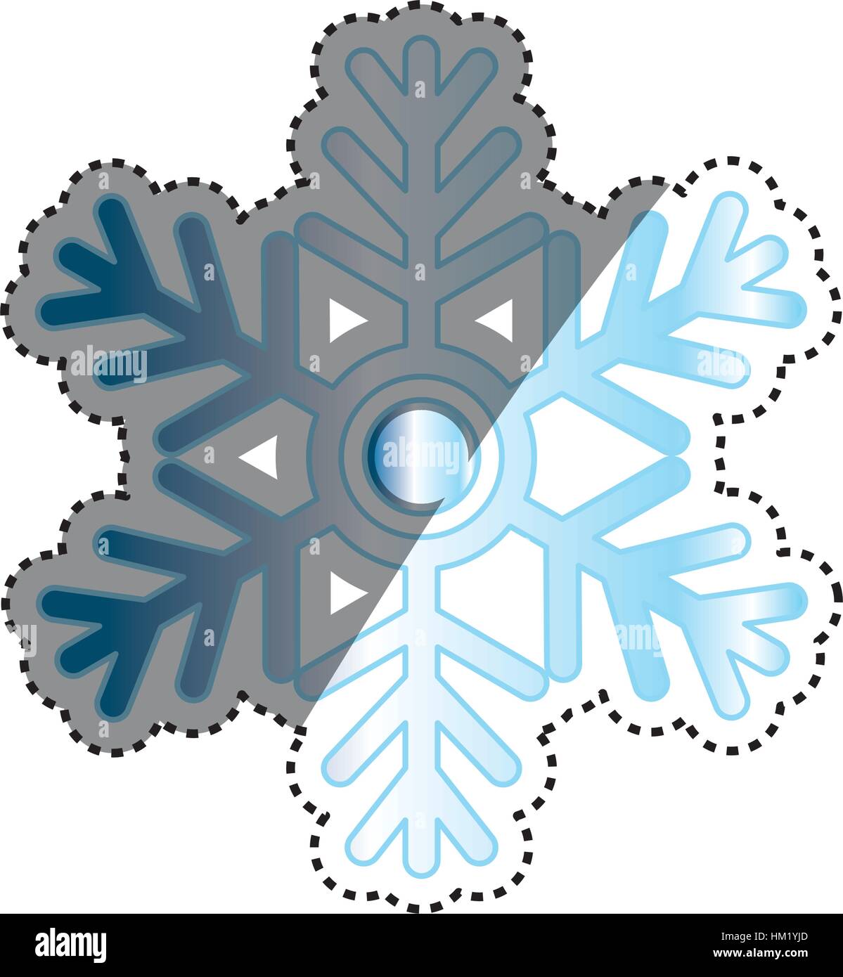 Snowflake winter symbol icon vector illustration graphic design Stock ...