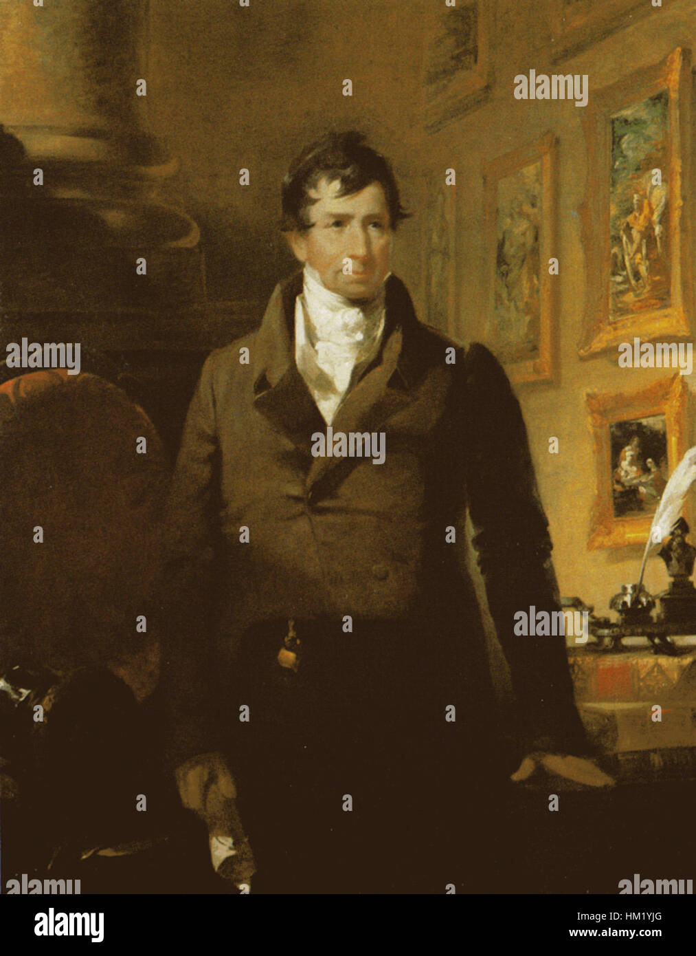 John Neagle's 19th-century portrait of Dr. William Potts Dewees is a ...