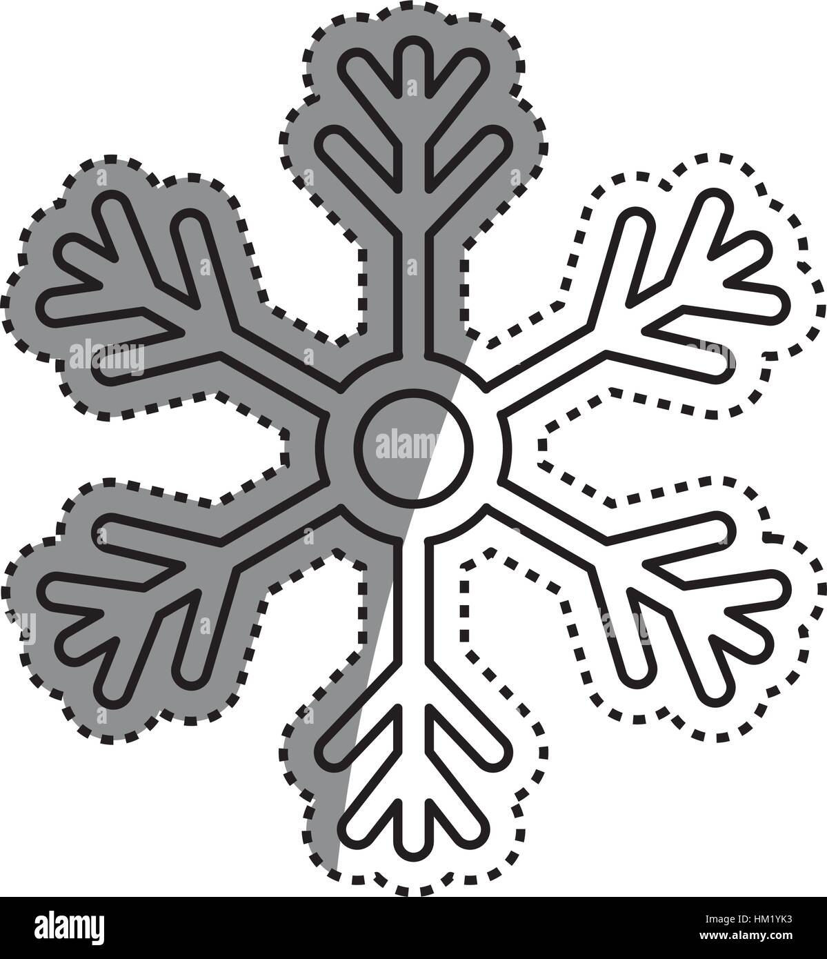 Snowflake winter symbol icon vector illustration graphic design Stock ...