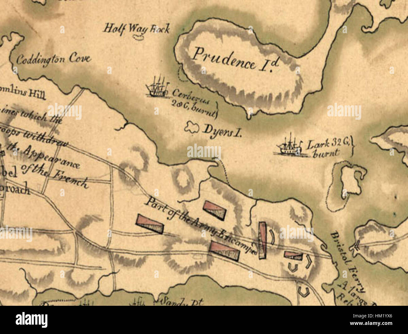 *Lark and Cerberus* wreck map shows the location of shipwrecks ...