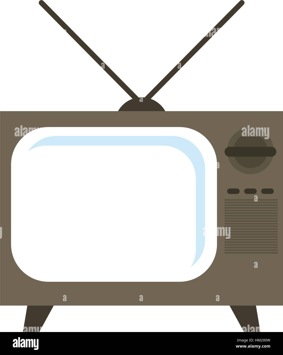 Old television media icon vector illustration graphic design Stock ...