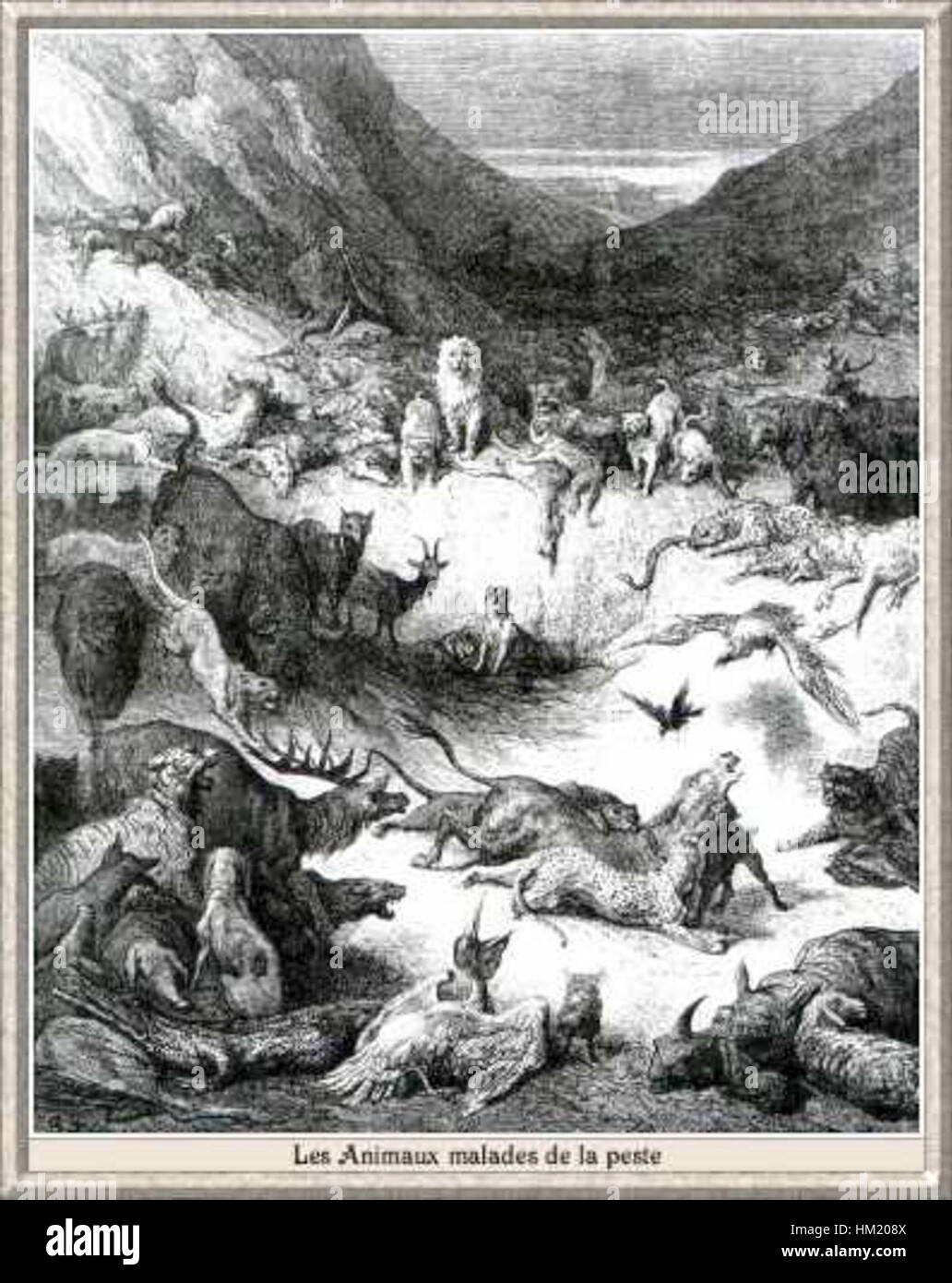 'Les Animaux malades de la Peste' is a fable by Jean de La Fontaine ...