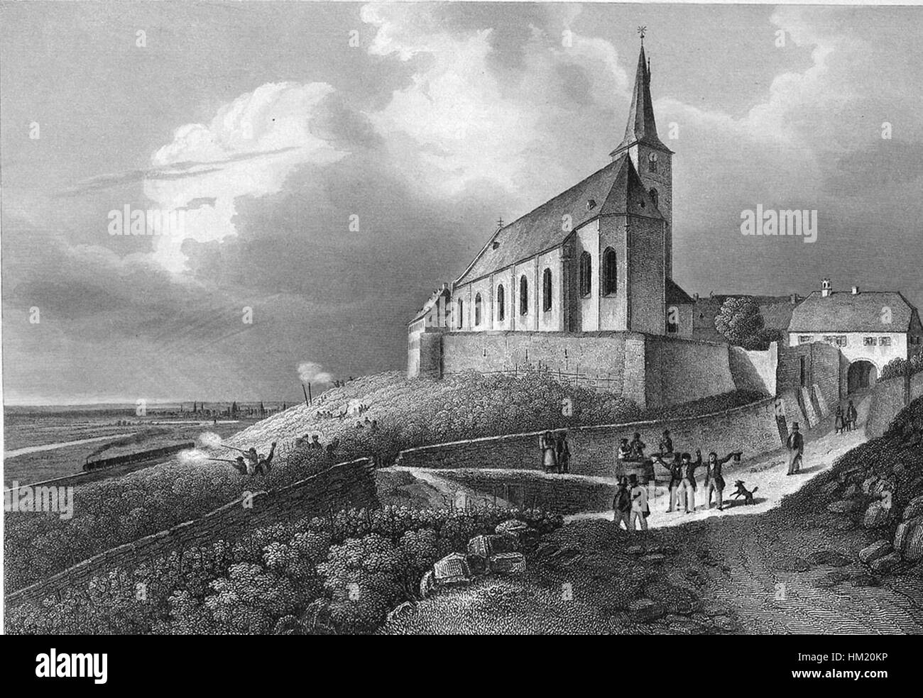 The 'Hochheim 1847' painting captures the historical essence of ...