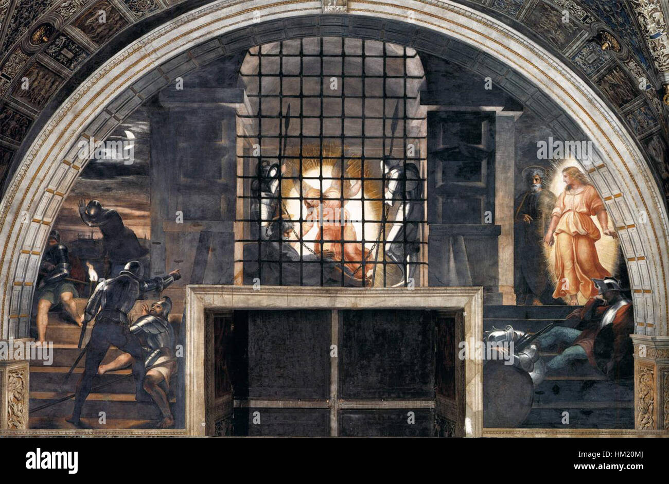 'Liberazione di San Pietro' (The Liberation of St. Peter) is an artwork ...