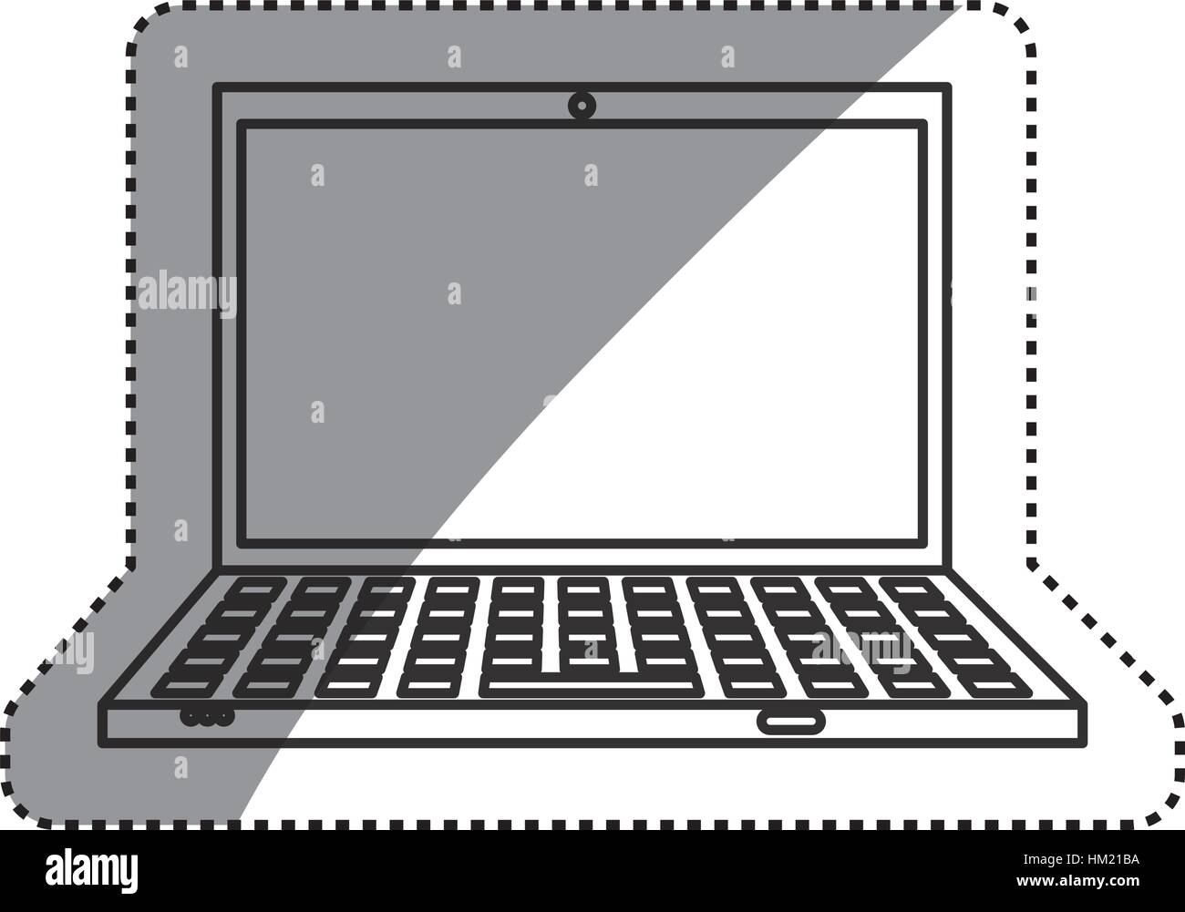 Laptop pc technology icon vector illustration graphic design Stock ...