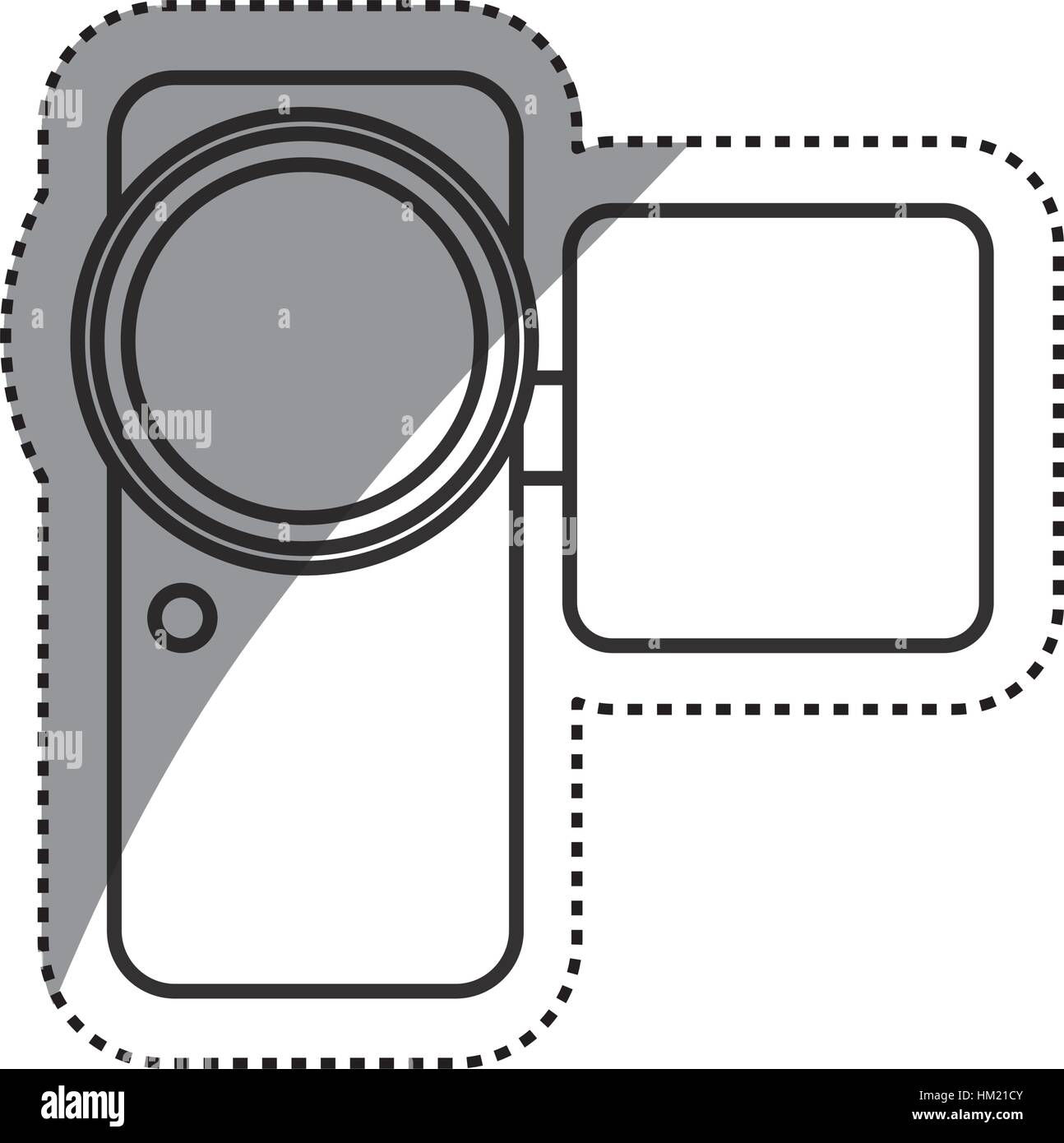Portable digital camcorder icon vector illustration graphic design ...