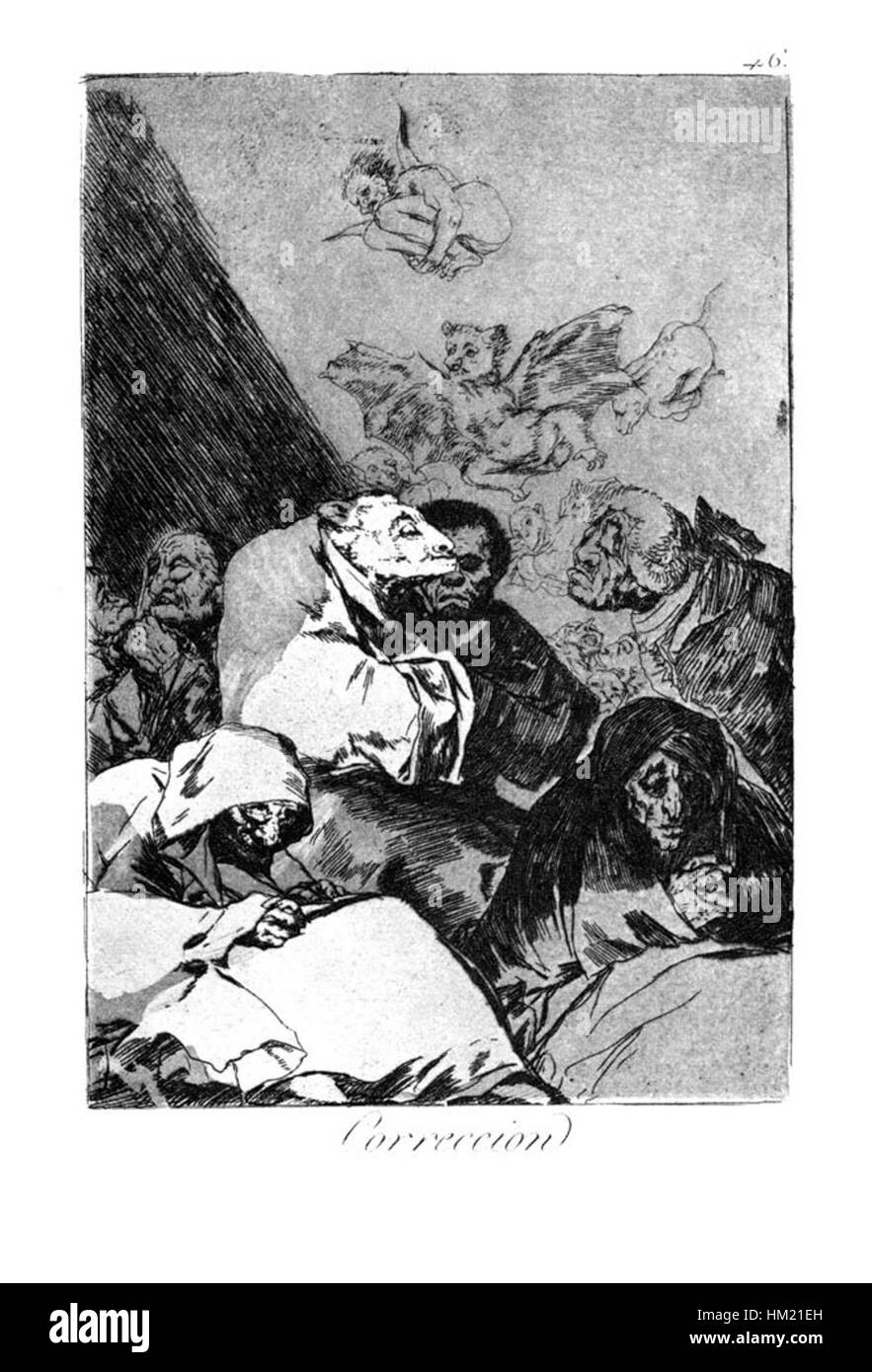 Goya - Caprichos (46 Stock Photo - Alamy